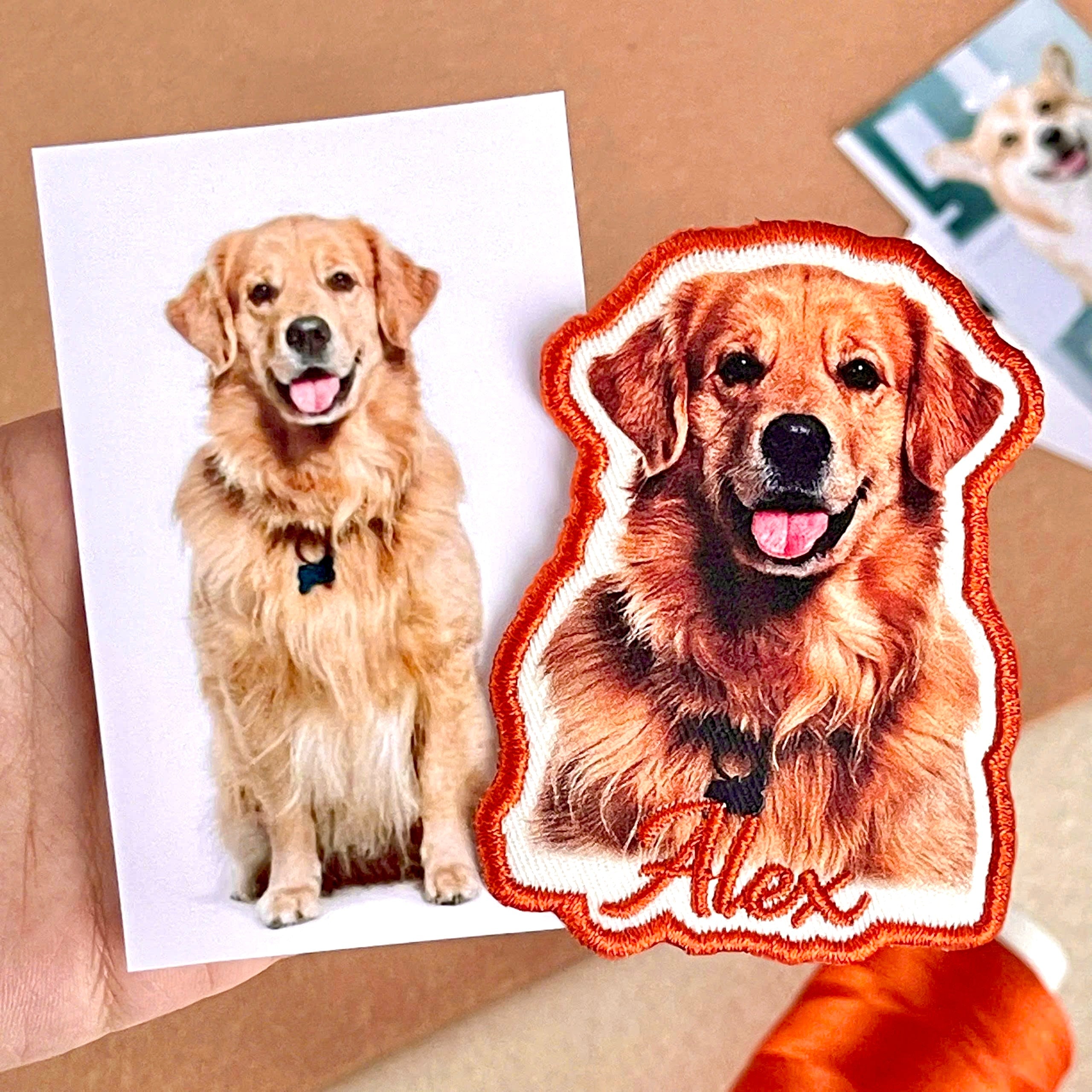 Custom Pet Portrait Patch – Patchnes